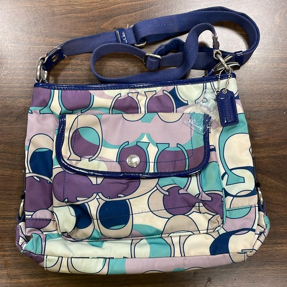 Coach | Bags | Coach Crossbody Daisy Scarf Pattern | Poshmark